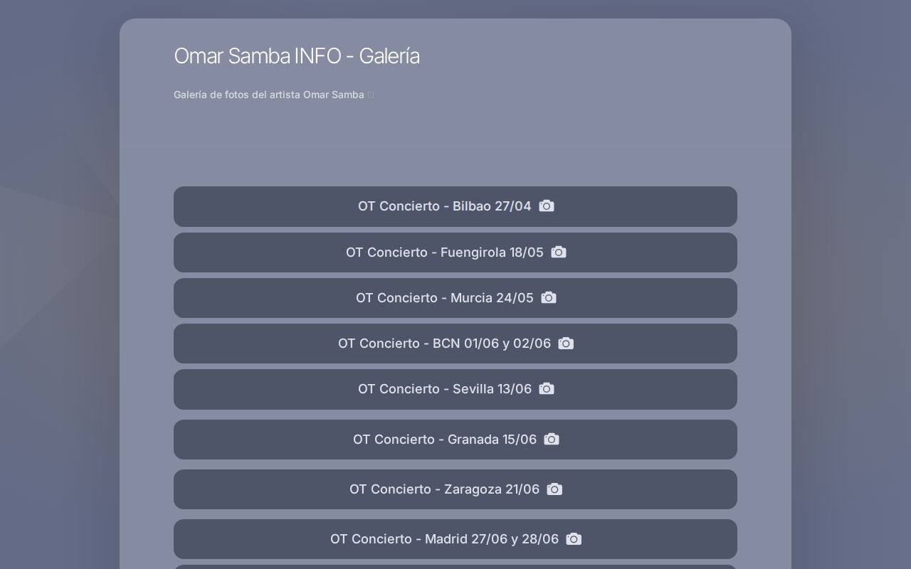 Omar Samba INFO - Galería